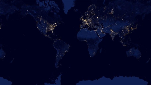 Google se junta à NASA para fazer mapa da Terra à noite - Jornal do ...